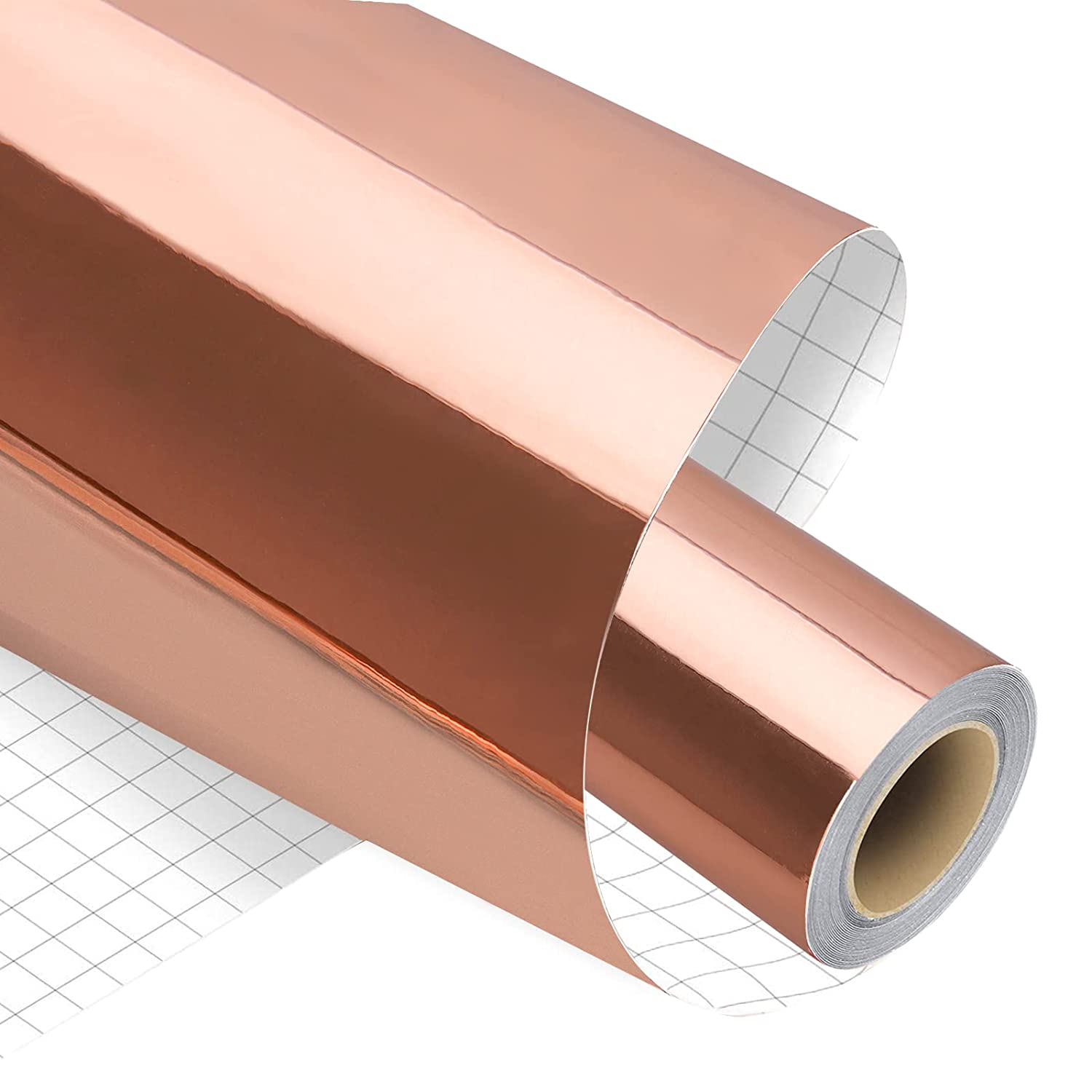 Vinil adhesivo metálico color Rosa oro – Scrapfer