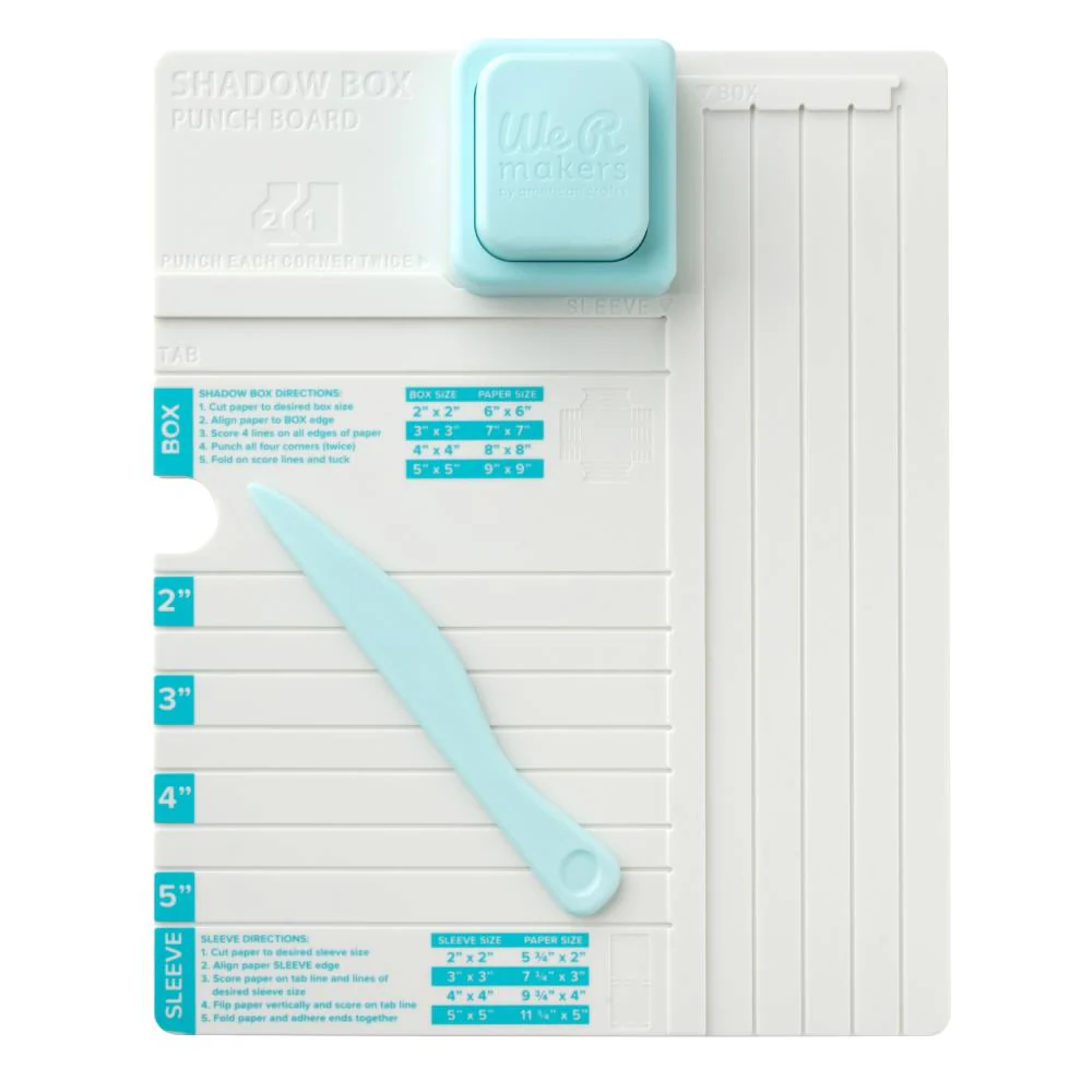We R Makers Punch Board Shadow Box – Scrapfer