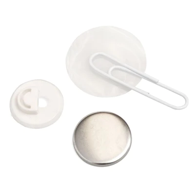 Button Press Paper Clip Kit / 5 Clips de Papel Personalizables – Scrapfer